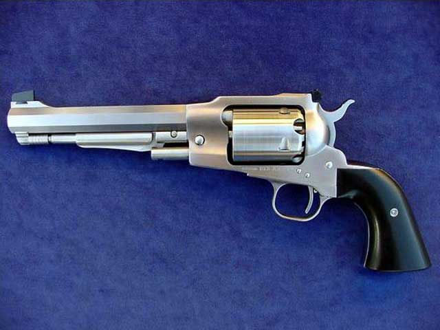 A Fifty- Caliber Percussion Revolver from Clements Custom Guns