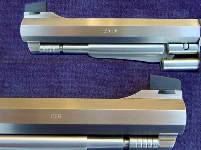 A Fifty- Caliber Percussion Revolver from Clements Custom Guns