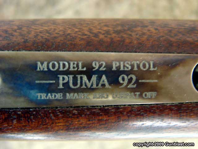 Puma Model 92 “Bounty Hunter” Lever Action .45 Colt Pistol from Legacy ...