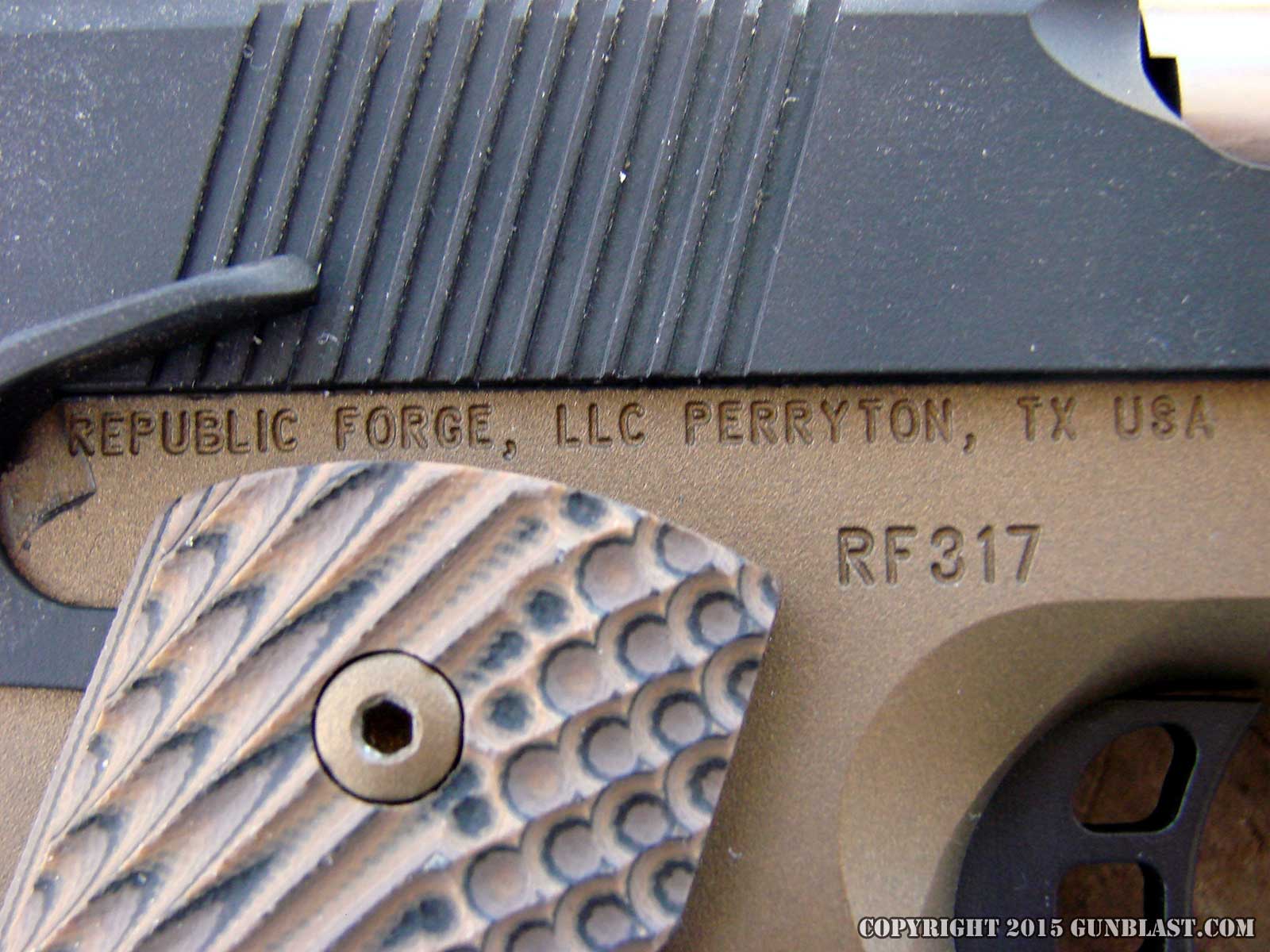 Republic Forge Custom Longslide 10mm 1911 Semi-Automatic Pistol